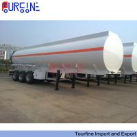 China 3 Axle 50 CBM 50000L Fuel Tank Semi Trailer for Diesel and Petrol Transport for sale
