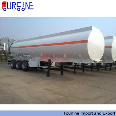 China 3 Axle 50 CBM 50000L Fuel Tank Semi Trailer for Diesel and Petrol Transport for sale