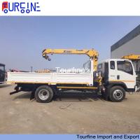 China SINOTRUK 3 Ton 4 Ton 5 Ton Truck Mounted Crane Light Duty Loader Crane Truck 4X2 for sale