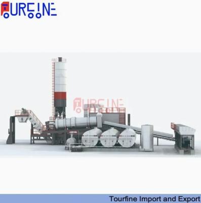 China Tourfine New Type 160 Ton Per Hour Moved Asphalt Mixing Plant PLC Automatic Control for sale