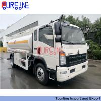 China HOWO 10000L 4x2 Fuel Tank Truck for Diesel and Oil Transport for sale