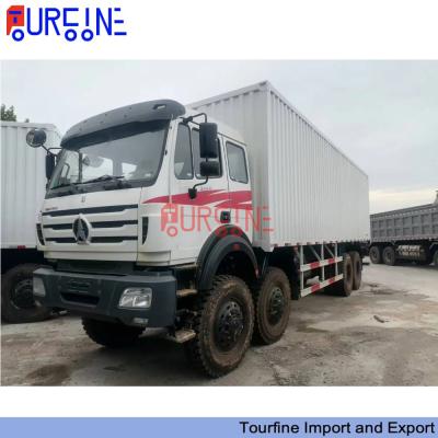 China BEIBEN 8×8 Van Truck 420HP Heavy Duty Cargo Delivery Truck for sale
