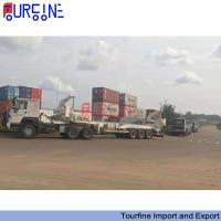 China 3 Axle XCMG 37 Ton Sidelifter Container Semi Trailer for 20ft 40ft Containers for sale