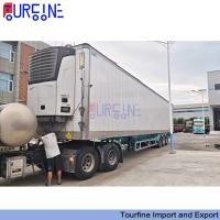 China 30 Ton 3 Axle Reefer Refrigerated Semi Trailer for Cold Chain Transportation for sale