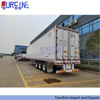 China 30 Ton 3 Axle Reefer Refrigerated Semi Trailer for Cold Chain Transportation for sale