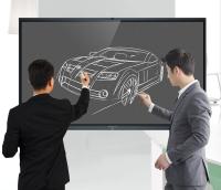 China Portable Smart Interactive Whiteboard 75 86 100 Inch 0.8ms Fluent Writing for sale