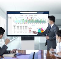 China Portable Smart Interactive Whiteboard 75 86 100 Inch 0.8ms Fluent Writing for sale