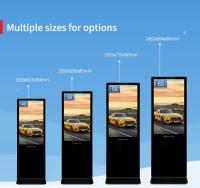 China Wifi Ultra Slim Indoor LCD Digital Signage Advertising Kiosk With Tempered Glass for sale