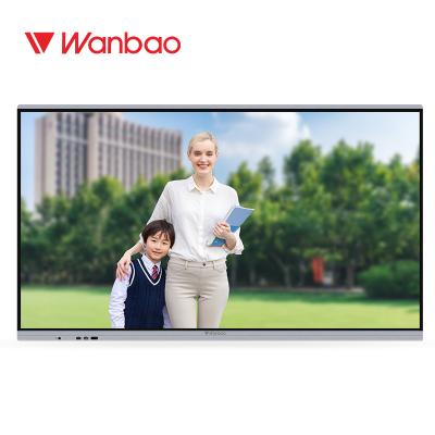 China 65 Inch Touch Screen Interactive Whiteboard Adjustable Pointer Teaching Children for sale