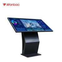 China Standing By Interactive Touch Screen Kiosk Information For Bank Shopping Mall for sale