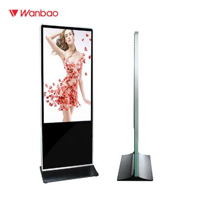 China FHD Indoor Advertising LED Display , 65 Inch Touch Screen Stand Alone Signage for sale