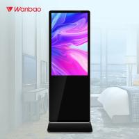 China 55 Inch Touch Free Standing Touch Screen Kiosk For Shopping Mall for sale
