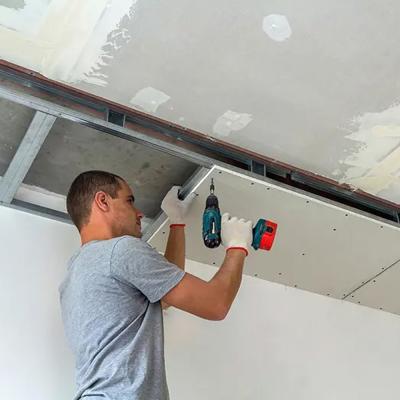China 12.5mm Reinforced Gypsum Board , 2440 X 1220 Plasterboard For Ceiling for sale