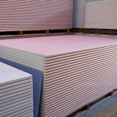 China Standard Fire Resistant Plasterboard 12.5mm Thick For Partition System for sale