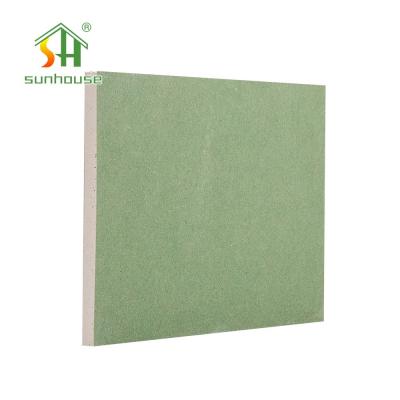 China Customized Green Gypsum Board , Fire Resistance Plasterboard For Indoor Wall Partition for sale