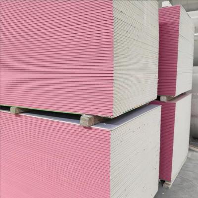 China Pure Natural Gypsum Fire Proof Sheet Rock For Indoor Office Building 4 X 8ft for sale