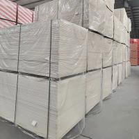 China Tapered Edge Gypsum Ceiling Board , Ivory Color Sheetrock Gypsum Panels for sale