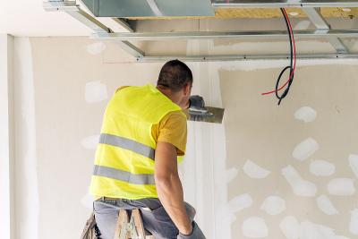 China 1220x2440mm Gypsum Plaster Boards Reinforced 15mm Thick For Ceiling for sale