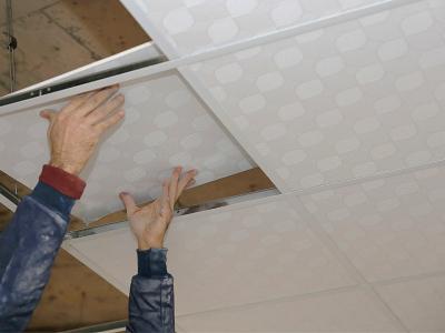 China Eco Friendly PVC Gypsum Ceiling Materials Providing Sustainable Options for Green Building and Energy Construction Projects for sale