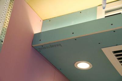 China Industrial Design Gypsum Board 15mm Common for Office Interiors Ceilings Walls Commercial Projects for sale