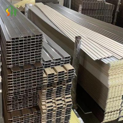 China Modern Design Composite Wallboard Sag Resistance Wpc Wall Panel Indoor For Interior Decoration for sale