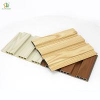 China Spot Goods Sag Resistance Wpc Fluted Wall Panel Easy To Install Ventilated Triple-Hole Grating Board for sale