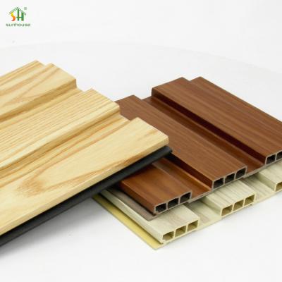 China High Quality Mosisture Resistance Perforated Ventilation Board Easy To Clean Wpc Facade Wall Panel for sale