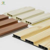 China Modern Design Aesthetic Impact Resistance Ventilated Triple-Hole Grating Board Durable Wpc Facade Wall Panel for sale