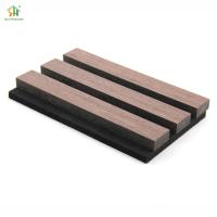 China Modern 1220X2440Mm Acoustic Slat Wall Panel with 3D Model Design Capability Customized Color and Thickness for Living Room for sale