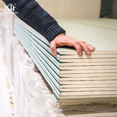 China Moisture Resistant Gypsum Board Partition and Ceiling System for Damp Interior Renovation for sale