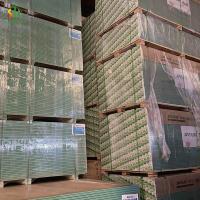 China Moisture Resistant Gypsum Board for Hotel Bathroom Renovation and Damp Interior Walls for sale