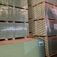 China Moisture Resistant Gypsum Board for Hotel Bathroom Renovation and Damp Interior Walls for sale