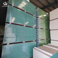 China Moisture Resistant Gypsum Board for Hotel Bathroom Renovation and Damp Interior Walls for sale