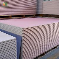 China Durable Gypsum Board Panels for Wall Partition and Ceiling System Lightweight Fire Resistant Moisture Proof Smooth Finish for sale