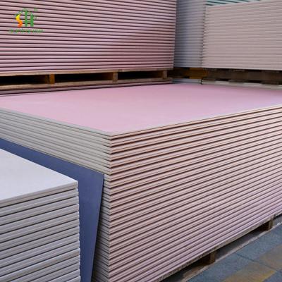 China Durable Gypsum Board Panels for Wall Partition and Ceiling System Lightweight Fire Resistant Moisture Proof Smooth Finish for sale