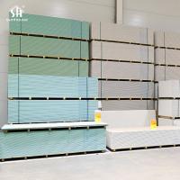 China Moisture Resistant Gypsum Board 18mm 1220×2440mm Lightweight Drywall Sheet for Indoor Walls for sale