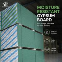 China Humidity Resistant Gypsum Wall Panel for Laundry Rooms Basements Kitchens Utility Areas and Interior Partitions for sale