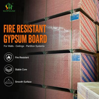 China Fire Rated Gypsum Board Type X Ratings Standards and Specification Guide for sale