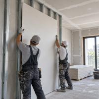 China Tapered Edge Gypsum Board Smooth Finish Drywall, Joint Tape and Level 5 Surface Preparation for sale