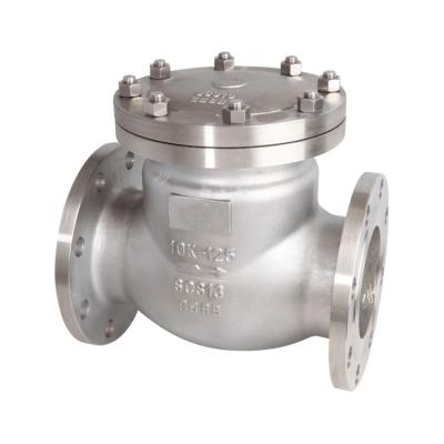 China stainless steel SS304/316 swing check valve 150LB/300lb 2inch-12inch for sale