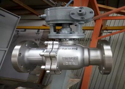 China Flanged ball valve for sale