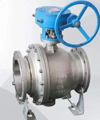 China stainless steel SS304/316  Trunnion mounted ball valve150LB 10