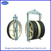 China 916X125mm Nylon Sheaves Conductor Transmission Line Stringing Blocks for sale