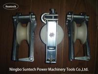 China Swerve Skyward Stringing Blocks Conductor Pulley Block For Transmission Line for sale