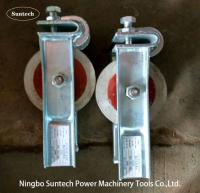 China Swerve Skyward Stringing Blocks Conductor Pulley Block For Transmission Line for sale