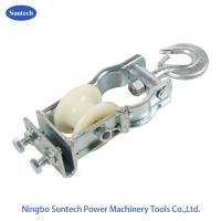China 0.5T- 2T Dual Purpose Conductor Stringing Blocks, Aerial Cable Rope Pulley Block for sale