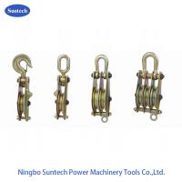 China Single Sheave Tower Erection Tools, Steel Pulley Block For Lifting / Hoisting for sale