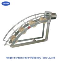 China Nylon Sheaves 150mm SHL150C Cable Roller Pulley Three Roller Cable Guide Roller for sale