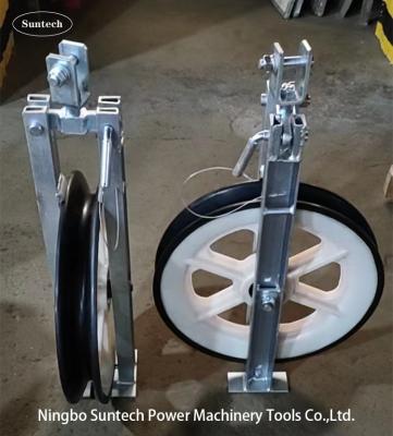 China 40KN Transmission Line MC Nylon Bundled Conductor Stringing Pulley Blocks for sale