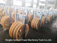 China 660mm Transmission Line Triple Conductor Stringing Pulley Blocks for sale
